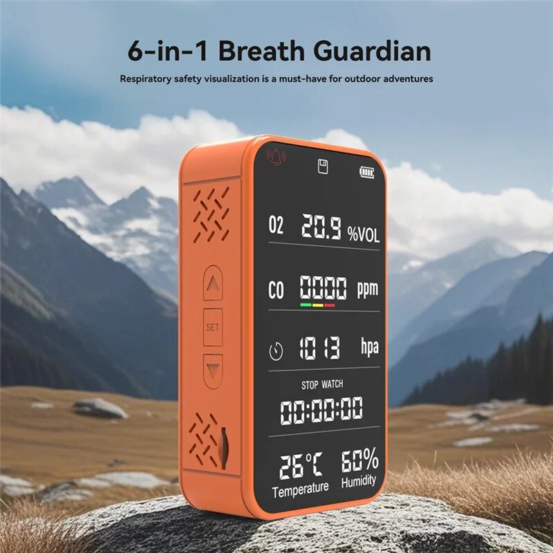 CHCH Детектор концентрации кислорода оранжевый