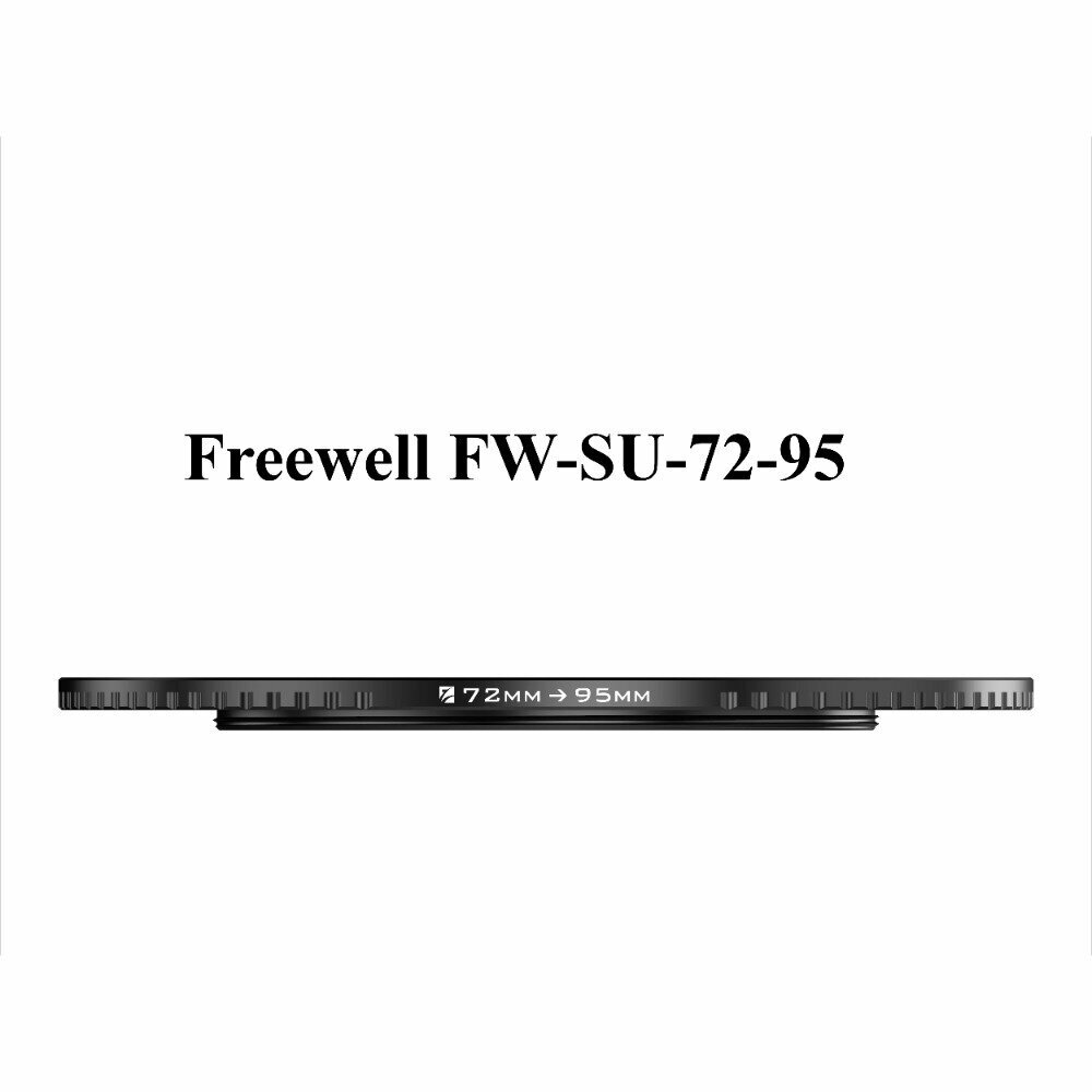 Freewell Step Up Ring С Магнитной Системой Быстрой Замены Freewell, А Также С Вашим Резьбовым Фильтром 72-95mm