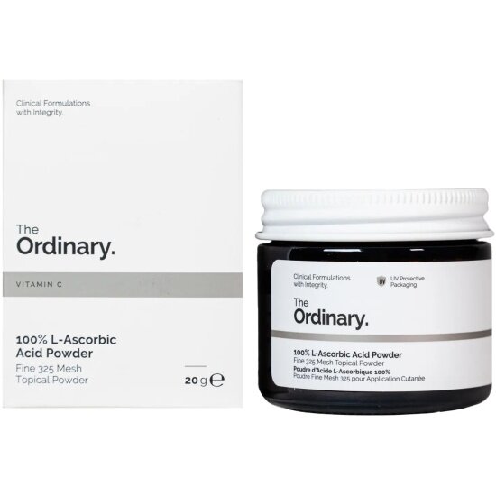 Порошкообразный витамин для лица The Ordinary С 100% L-Ascorbic Acid Powder, 20 г