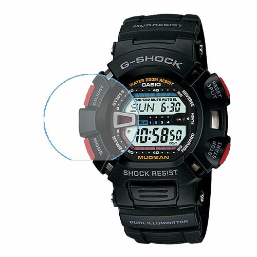 Скрин Мобайл защитный экран для часов Casio G-9000-1V из нано стекло 9H