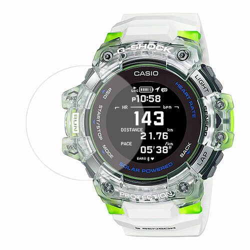 Скрин Мобайл защитный экран для часов Casio GBD-H1000-7A9 из гидрогелевая плёнка прозрачная
