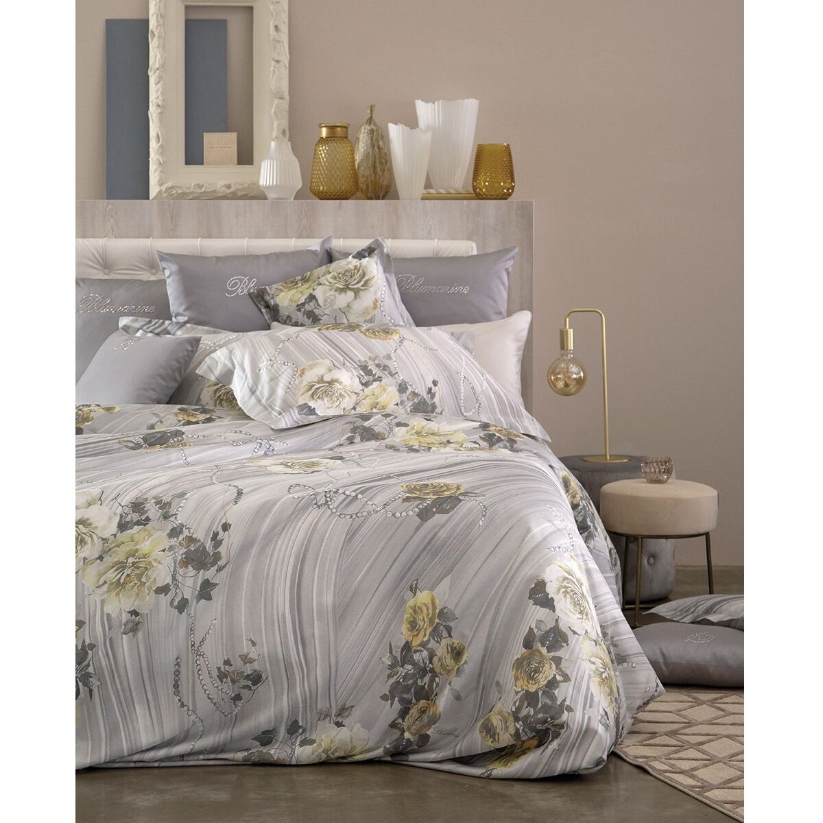 Постельное белье Blumarine Plissè Biancheria da letto argilla BLM/440460