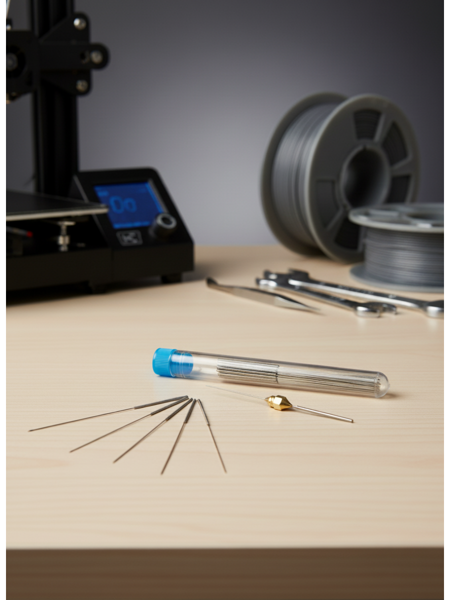 Иглы для чистки сопла 0.5 мм 3D-принтера, 5 шт