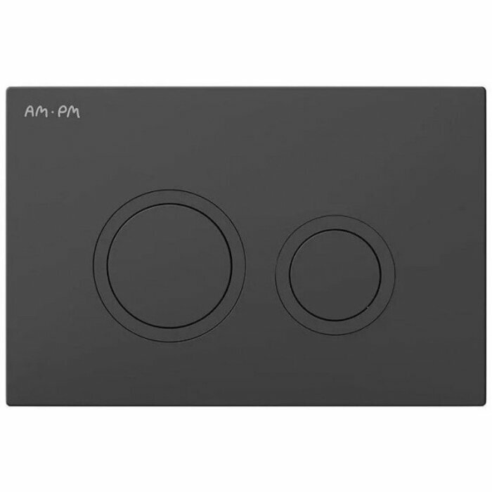 Кнопка смыва AM.PM ErgoFit L I110138 черная матовая