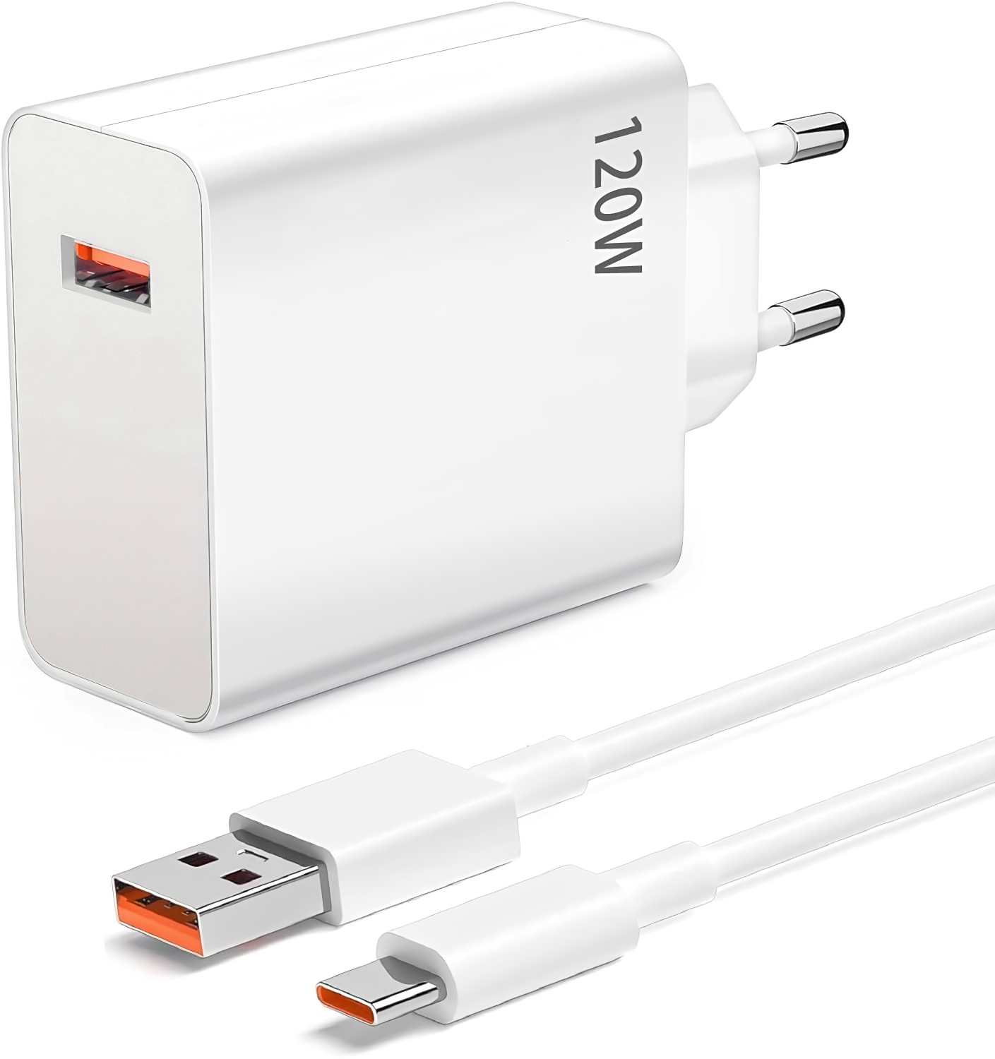 Сетевое зарядное устройство для Xiaomi 120W с кабелем в комплекте