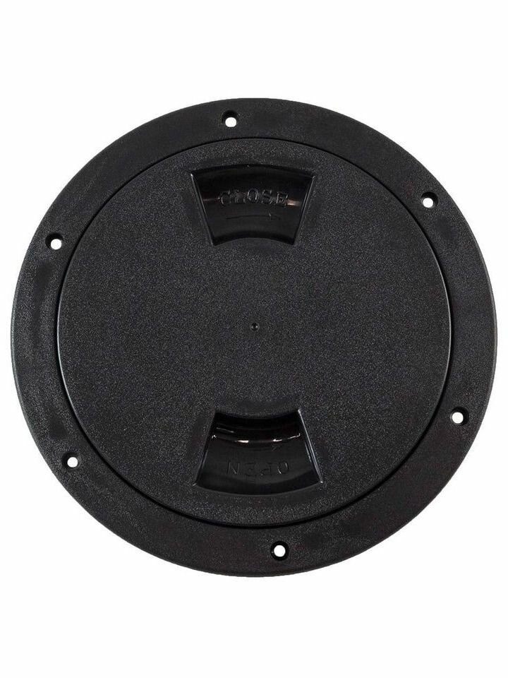 Лючок палубный технологический, 152 мм, черный, Easterner, Тайвань