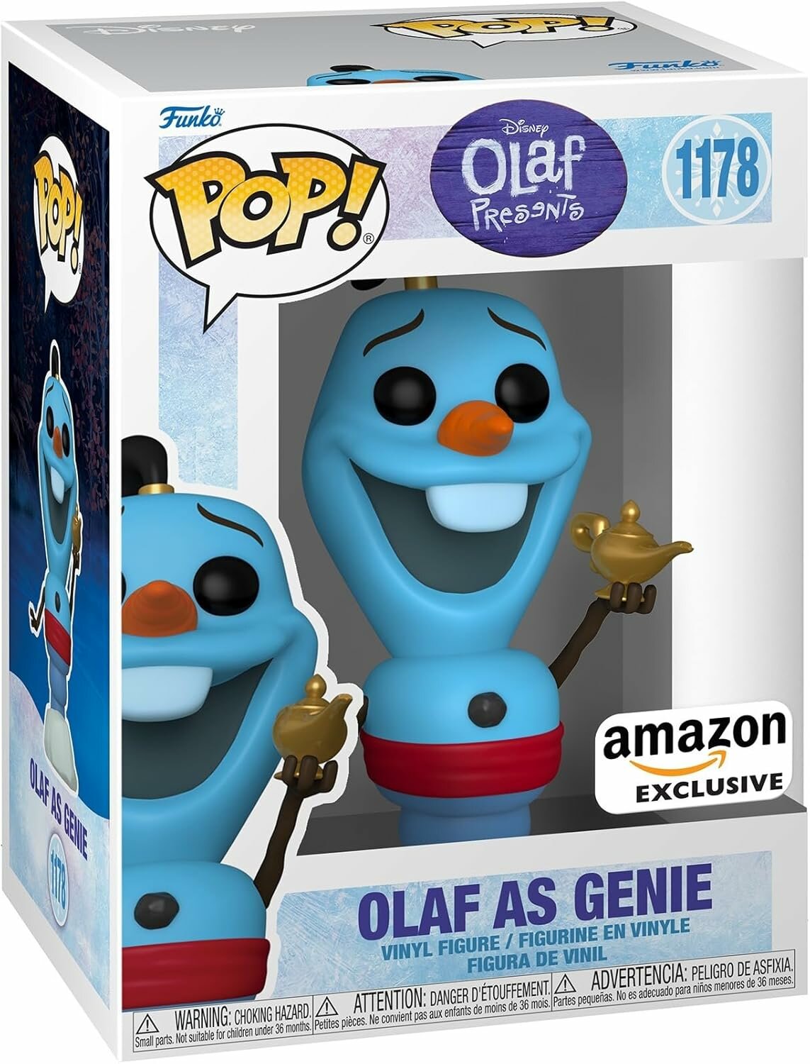 Фигурки Funko Pop - Коллекционная фигурка DISNEY Холодное сердце Олаф Джинн - Фанко 1178