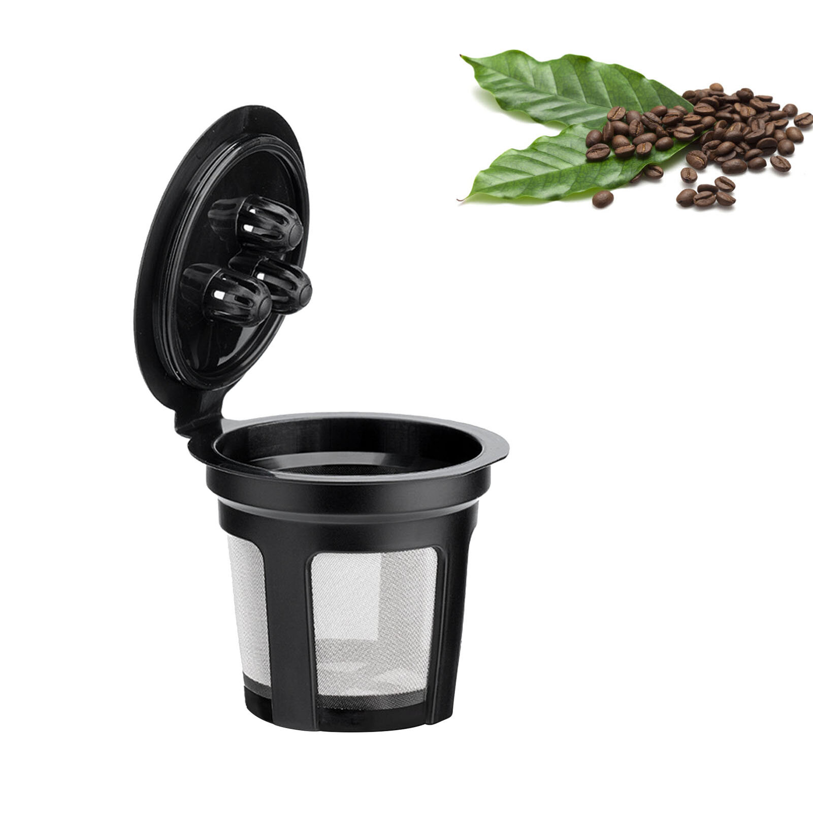 Reusable Coffee Filter Plastic 3 Hole Empty Capsule Replacement for Dual Brew Machine — фото 1