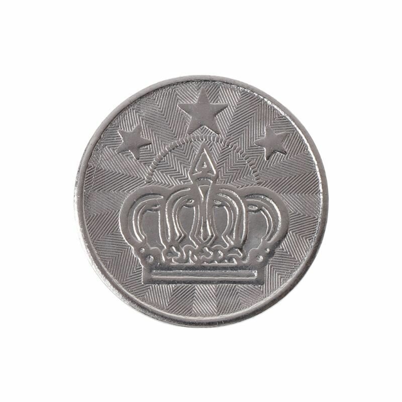 Samsung Crown игровые монеты, набор 10 шт. жетонов для аркадных автоматов из нержавеющей стали, серебристые 2,5 см для игровых залов, домашних кабин и коллекций