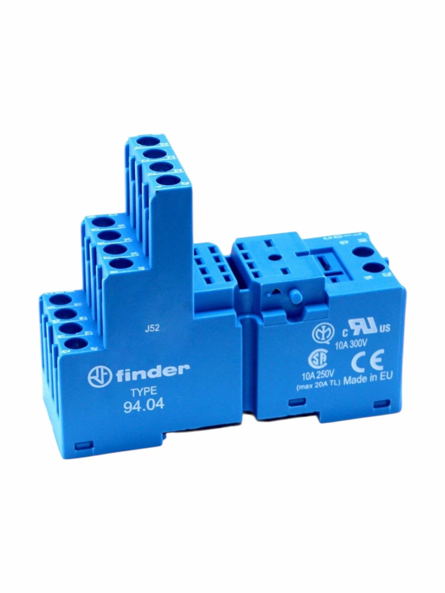 Розетка Finder 94.04 для реле 55.34, 55.32, 85.02, 85.04