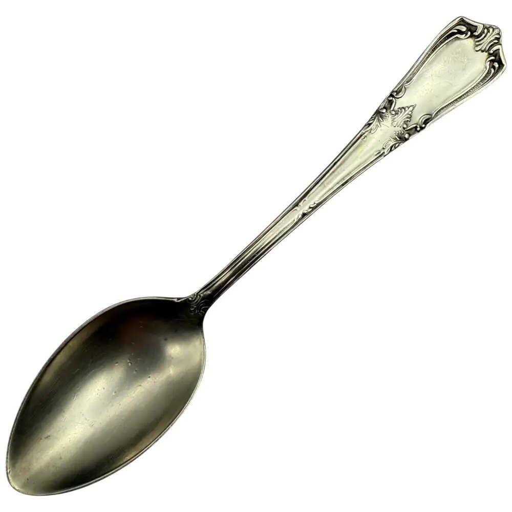 Ложка чайная, 14.5 см, серебро 0.875, 1973 г. Завод по обработке спецсплавов (3СЗ), СССР