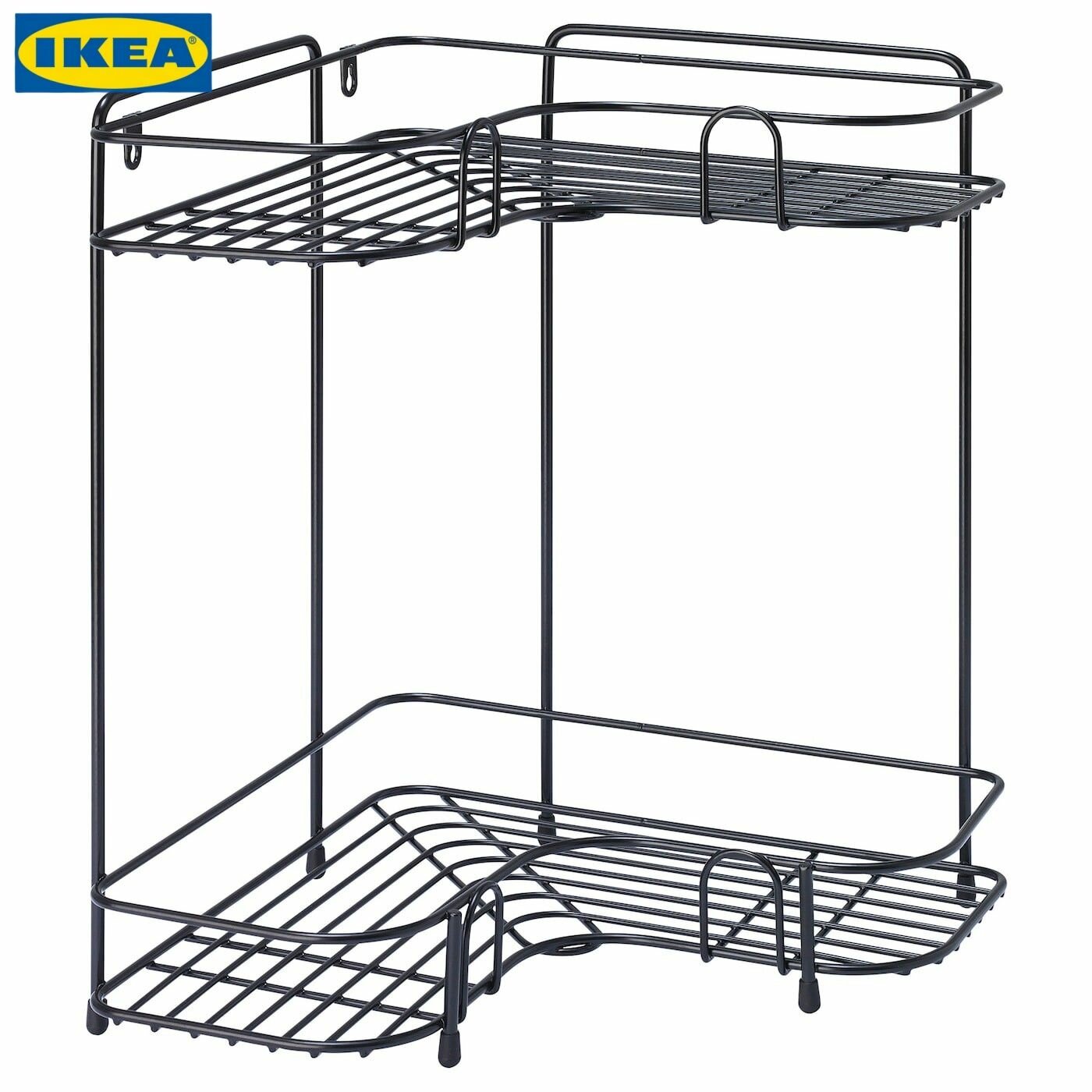 IKEA BUTORP, модуль для хранения, черный, 27 27 36 см