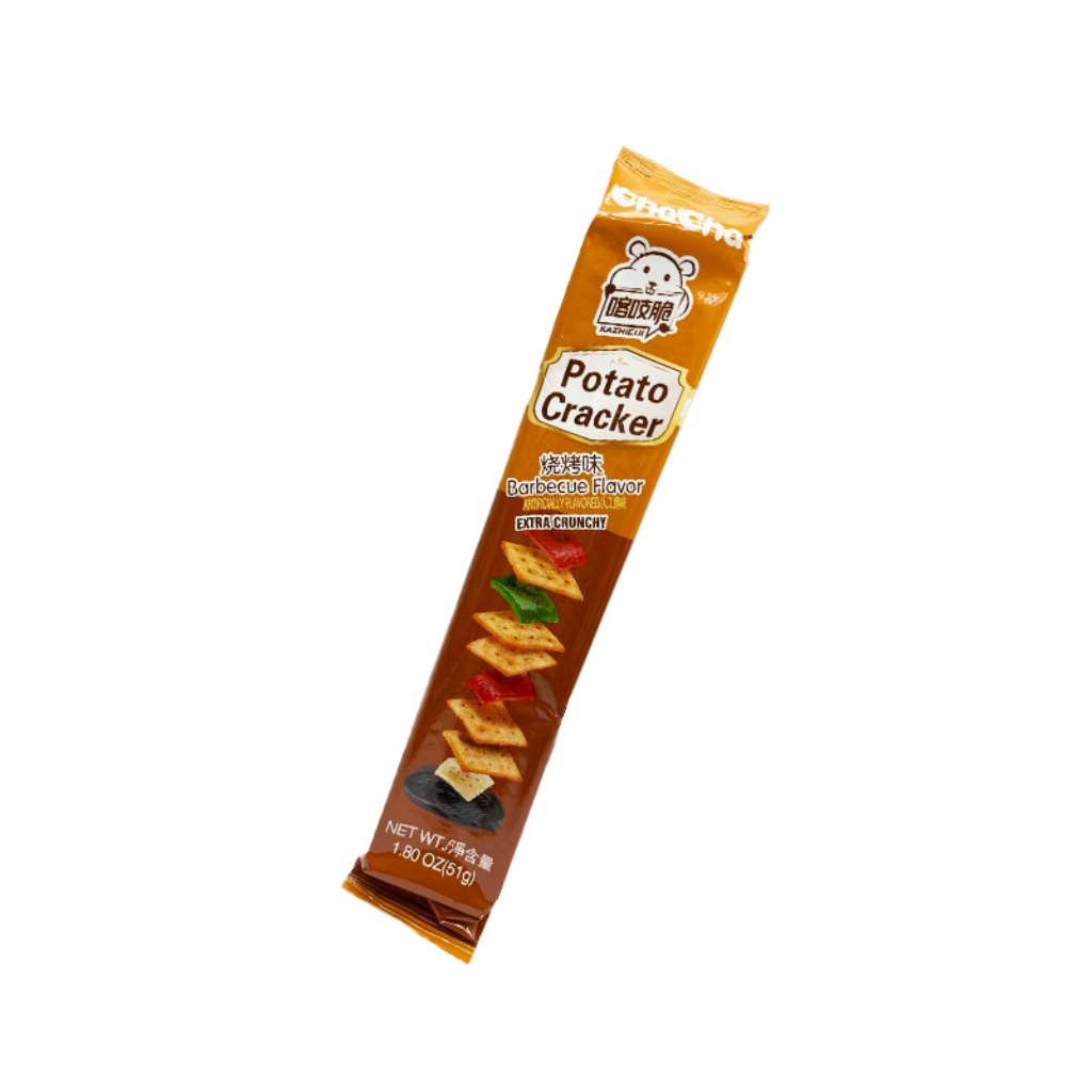 Картофельные крекеры ChaCha со вкусом барбекю с нотками сладкой паприки и томата 51 г, Китай