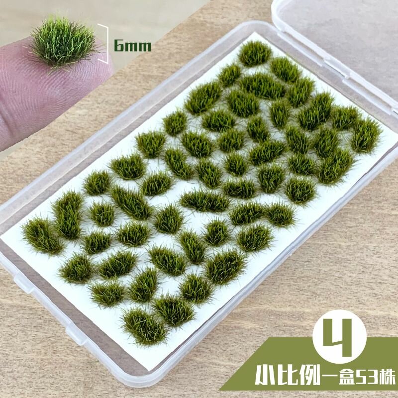 Травяные миниатюры для творчества и декора, набор 53 шт в коробке, природные элементы для флорариума, скрапбукинга и DIY поделок