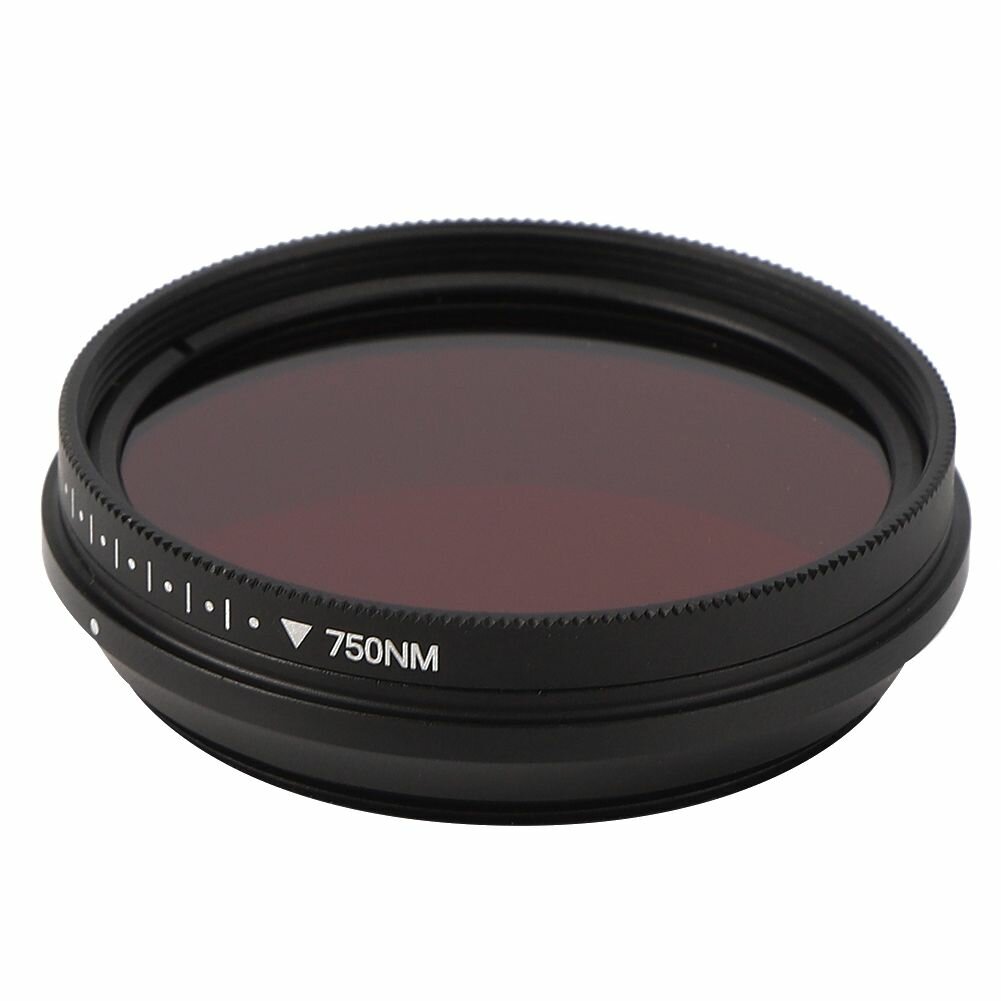 Регулируемый ИК-фильтр FOTGA для создания инфракрасной фотографии, 43мм, алюминий и оптическое стекло