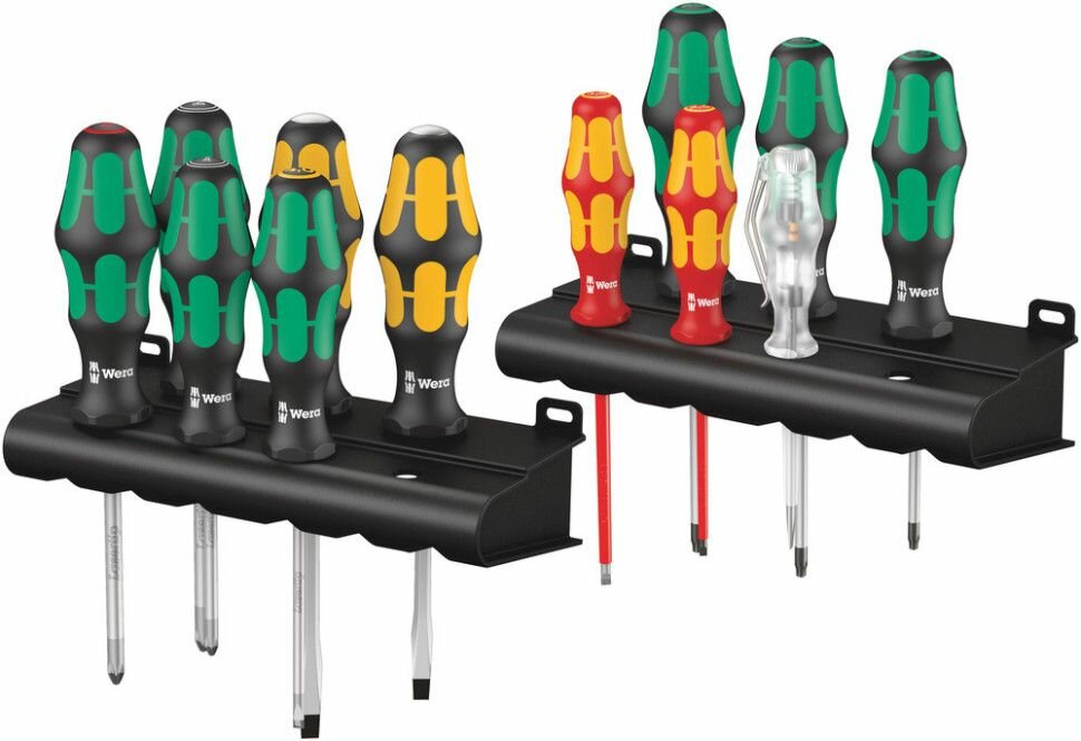 Набор отверток SL PH PZ TORX Wera Kraftform XXL 2 WE-051011 универсальный