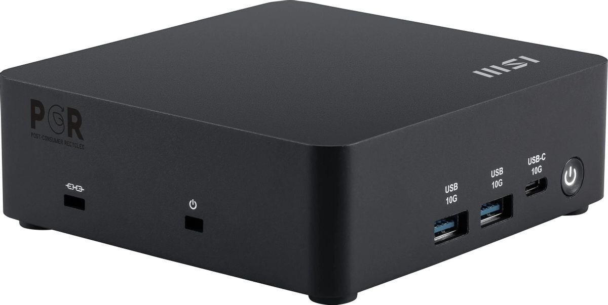 Неттоп MSI Cubi NUC AI 1UMG-064XRU Core Ultra 7 155H (1.4) 16Gb SSD1Tb Graphics CR без ОС 2xGbitEth WiFi BT 120W черный (9S6-B20911-065)