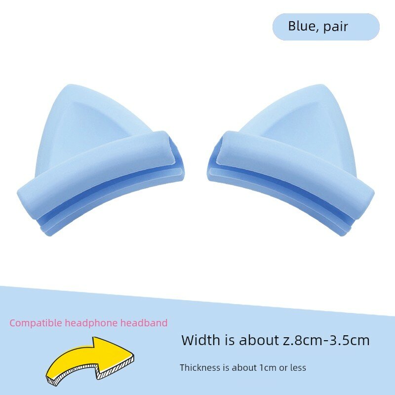 Интернет-знаменитости, аксессуары для наушников с кошачьими ушками, подходят для гарнитуры Hurricane 23, универсальная