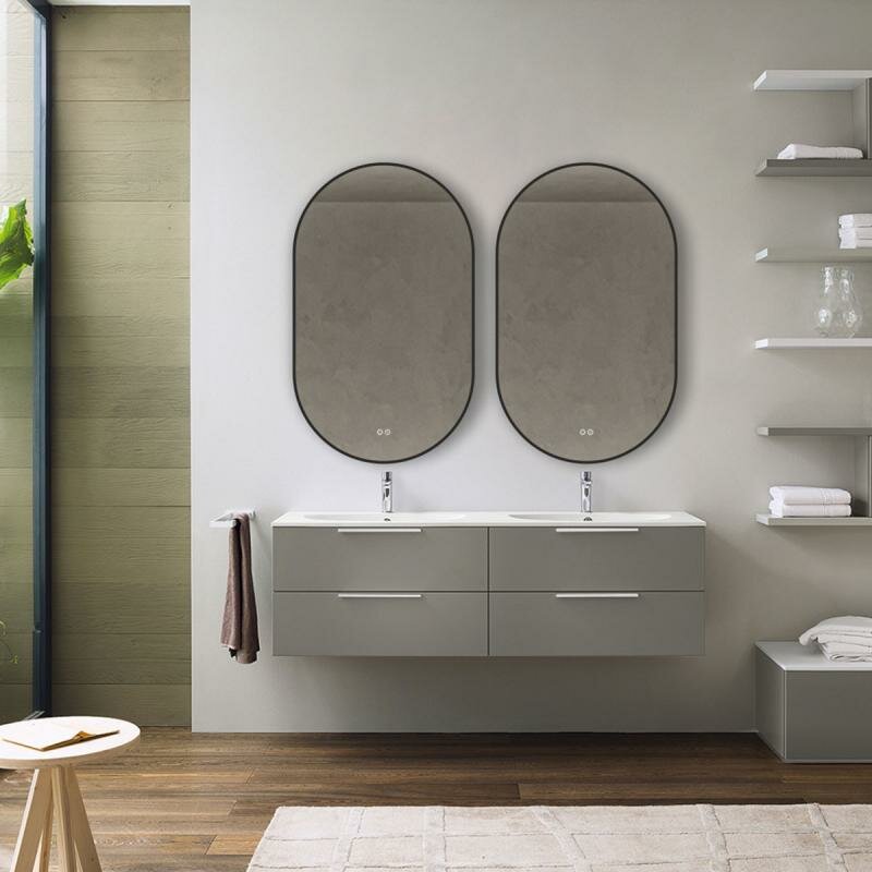 Vincea Зеркало LED VLM-3AU100B-2 600х1000 c сенсорным выключателем и диммером, антизапотевание Vincea