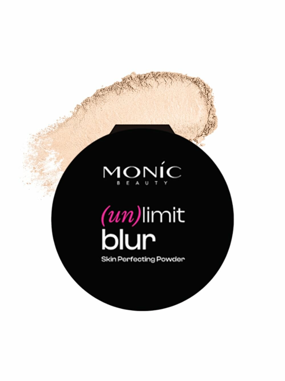 Компактная пудра для лица monic beauty, с эффектом SOFT FOCUS , тон 04 COOL BEIGE, (UN)LIMIT