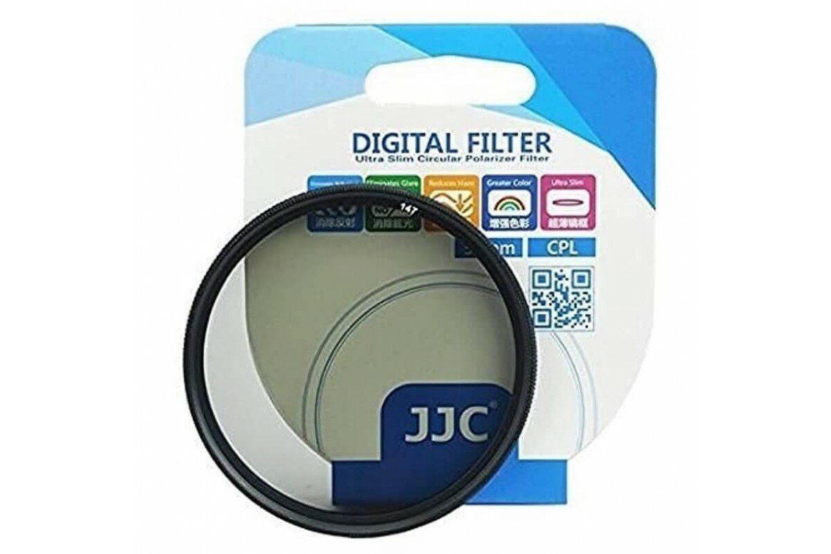Светофильтр поляризационный JJC F-CPL58 Ultra-Slim универсальный