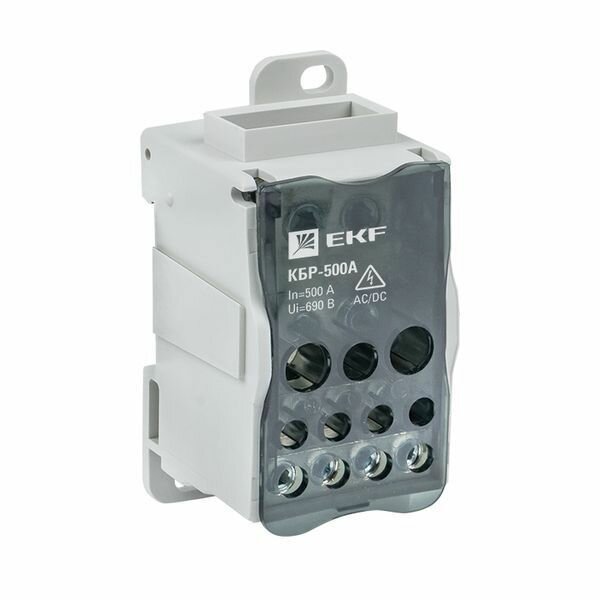 Блок распределительный кросс крепеж на панель и DIN КБР-500А EKF plc-kbr500