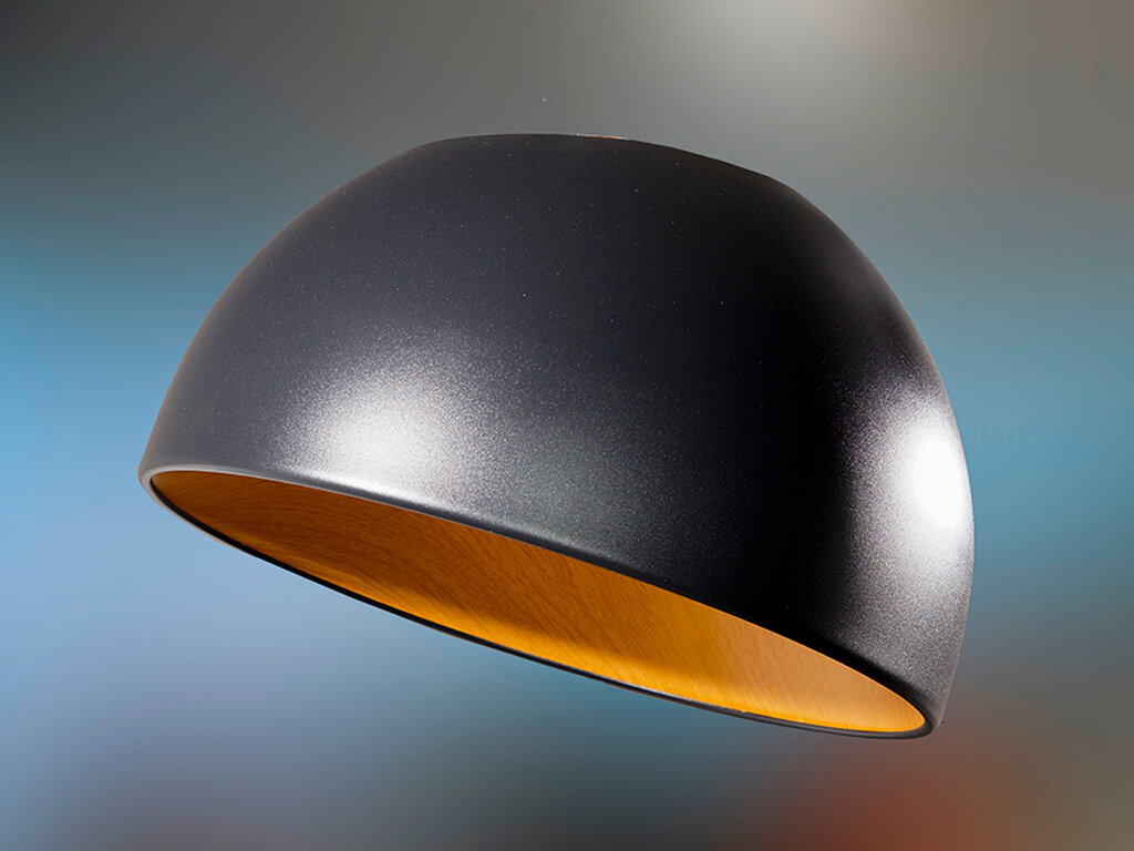 Люстра светодиодная светильник потолочный лофт с пультом GLX 23812-D350-36W-BK LUCETY, площадь освещения 10 кв. м.