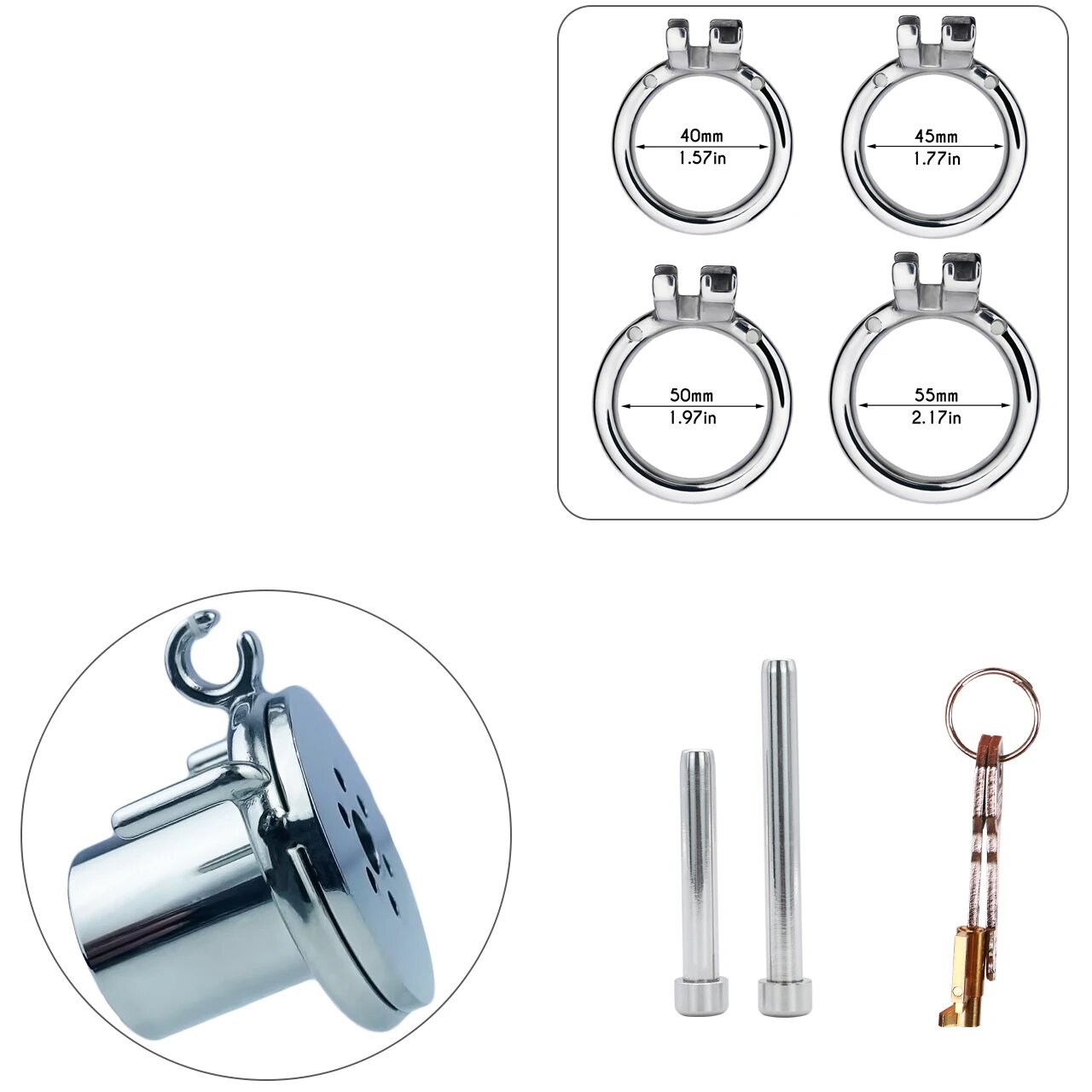 FRRK БДСМ Sissies перевернутая клетка целомудрия отрицательная клетка для члена пояс round ring-all