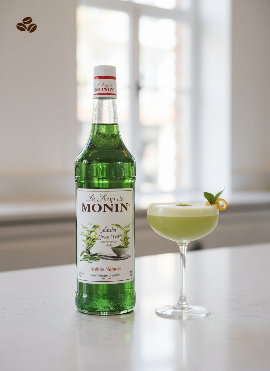 Сироп MONIN Матча, для коктейлей и десертов, натуральный, 1литр