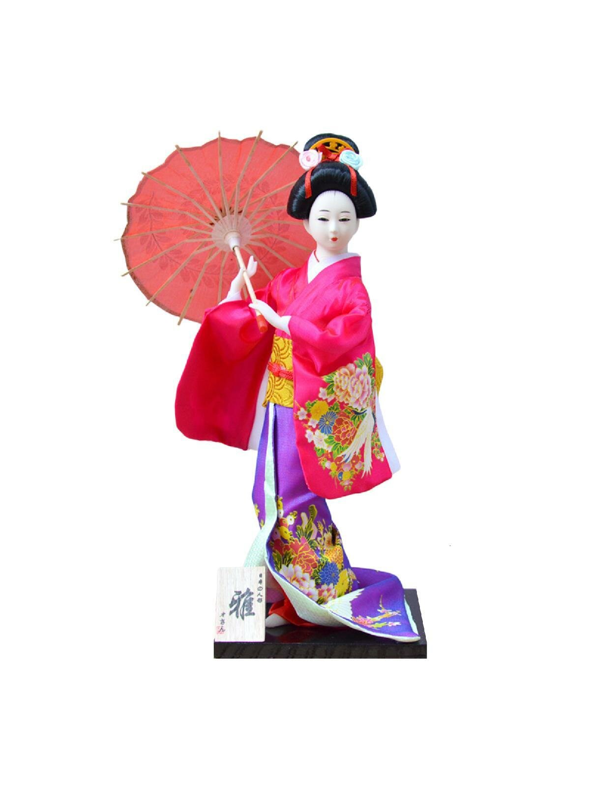 Аутентичные куклы Гейши в японских кимоно 12 дюймов для домашнего или ресторанного показа