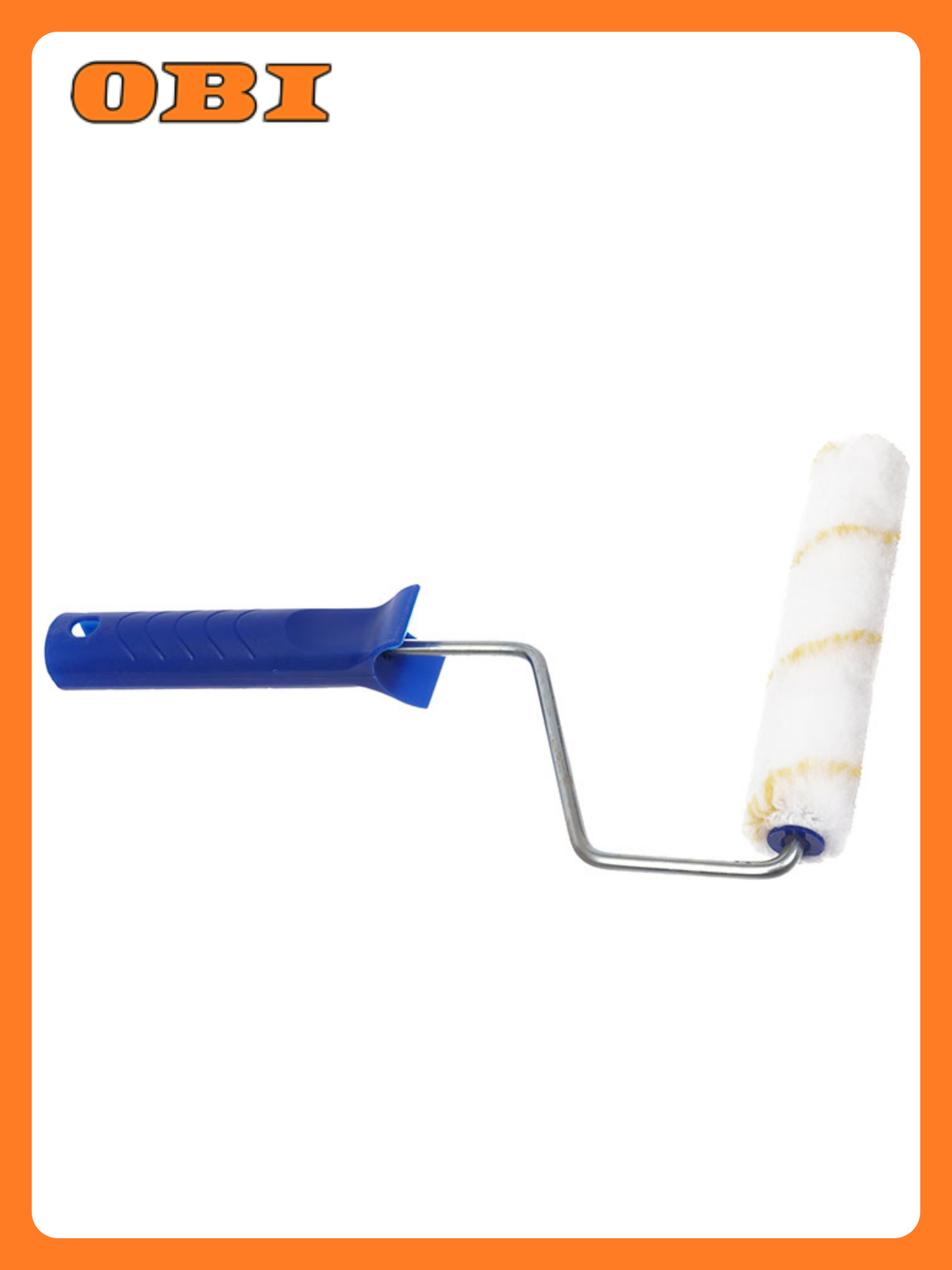 Мини-валик малярный TOOLBERG с ручкой, полиамид 12/15/160мм, под ручку 6мм