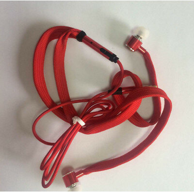 Микрофон шнурки для наушников айфон ксиоми со стерео ухо для наушников металл бас самсунг красный