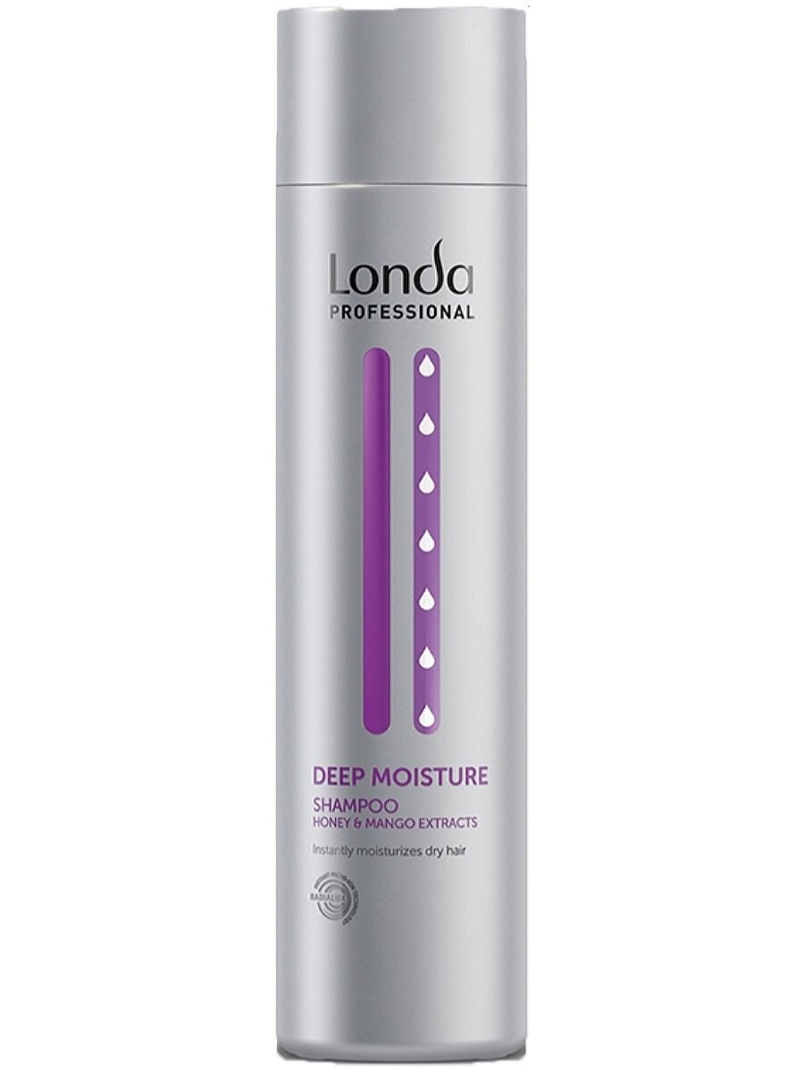 Londa Professional Deep Moisture Профессиональный Увлажняющий шампунь для волос, 250 мл