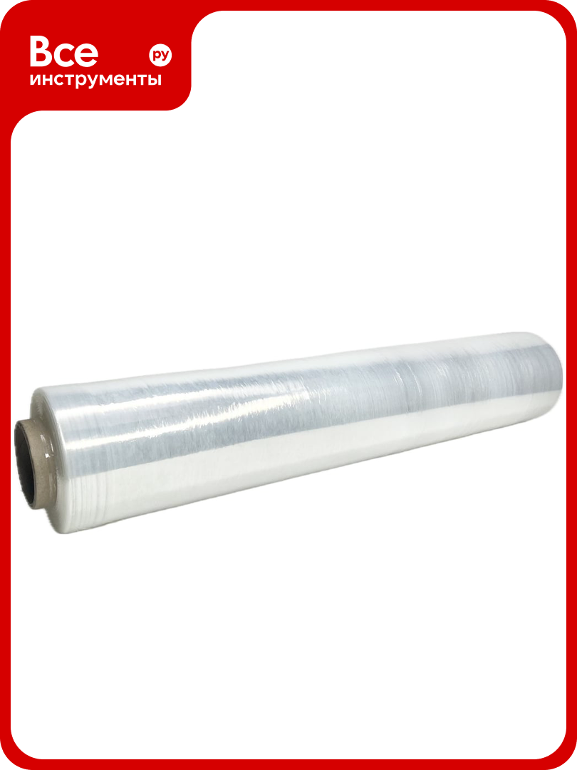 Стретч пленка EUROHOUSE прозрачная, 1 кг, 500 мм х 17 мкрн х 140 м 14214, для упаковки как мелких так крупных грузов