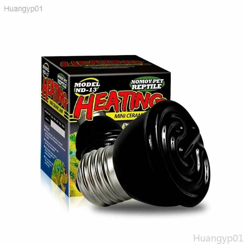 Керамическая ИК лампа 40 Вт mini цоколь Е27 для обогрева террариума Hyp01