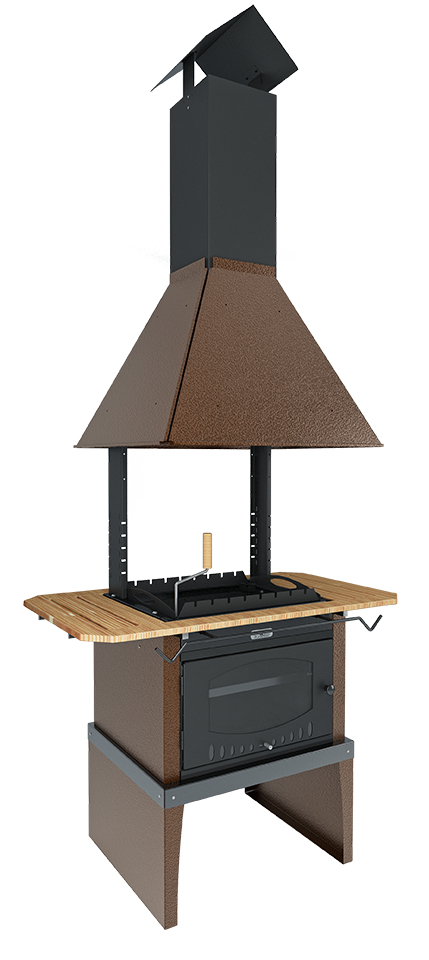 Гриль Grillux Suomi Grill (в комплекте с дымоходом)