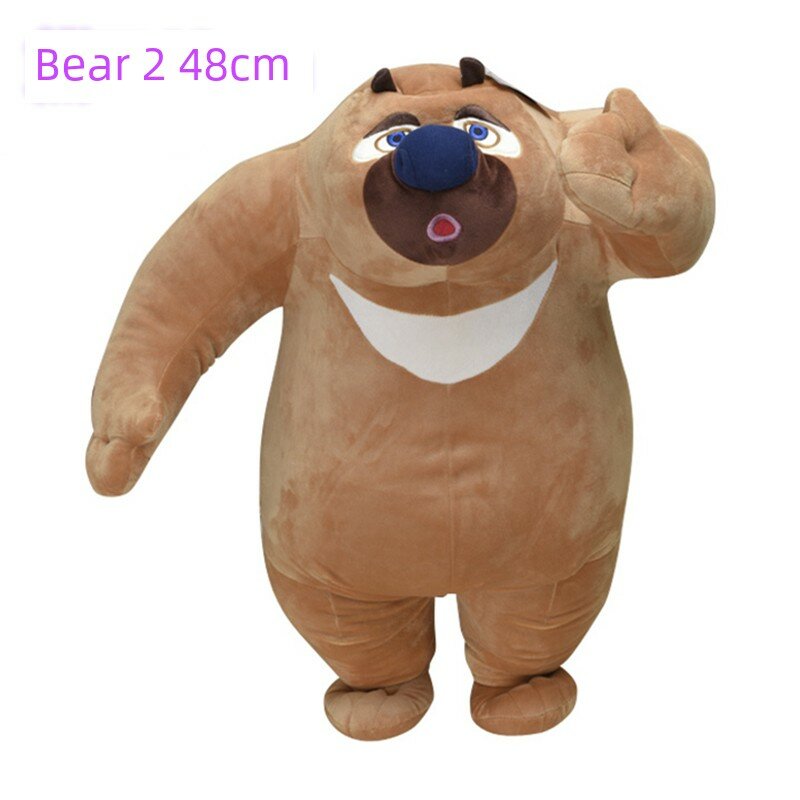Аутентичная надутая мягкая игрушка-медведь, большой медведь Er, лысая сильная мягкая кукла, набор кукол, детский