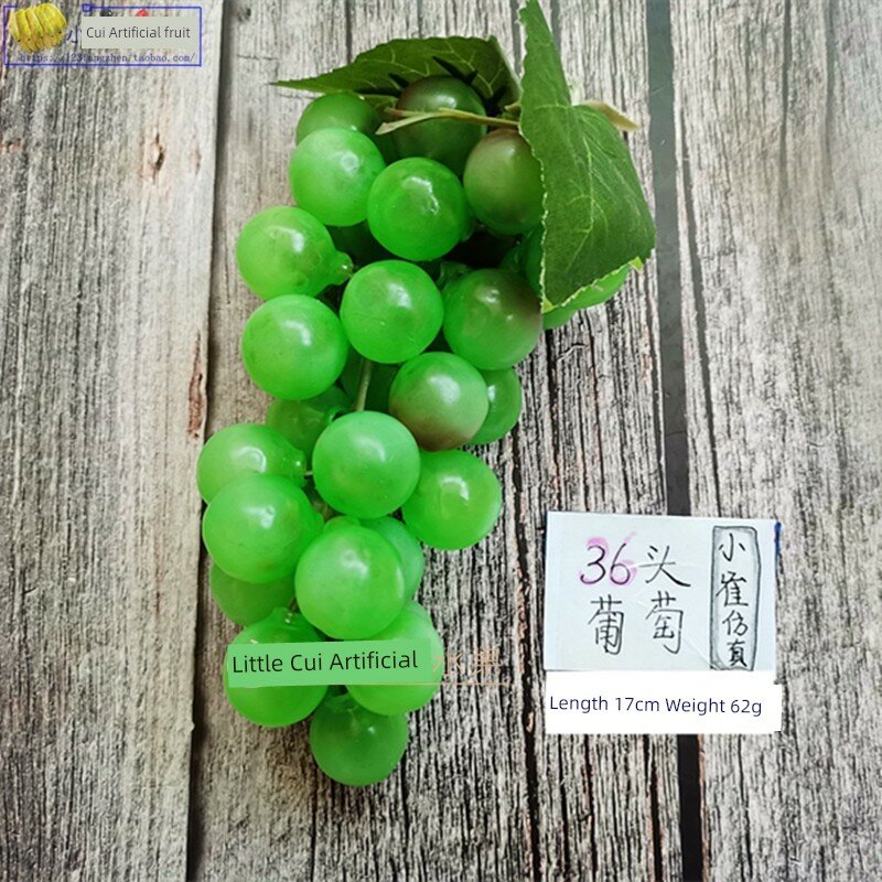 Искусственные гроздья винограда, имитация фруктов, пластиковый виноград, декоративные модели фруктов, зеленые