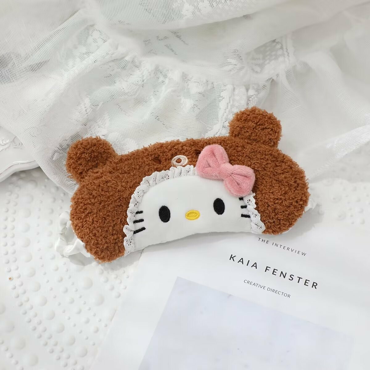 Милая мультяшная маска для сна, дорожная маска для глаз, светонепроницаемая маска для студентов и девушек, снимает усталость глаз, мягкая и дышащая защитная маска для глаз.