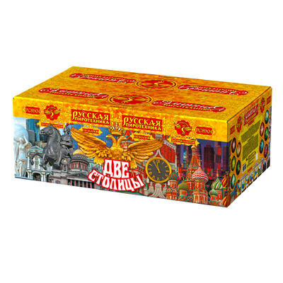 Батарея салютов Русская пиротехника Две столицы 150 зарядов