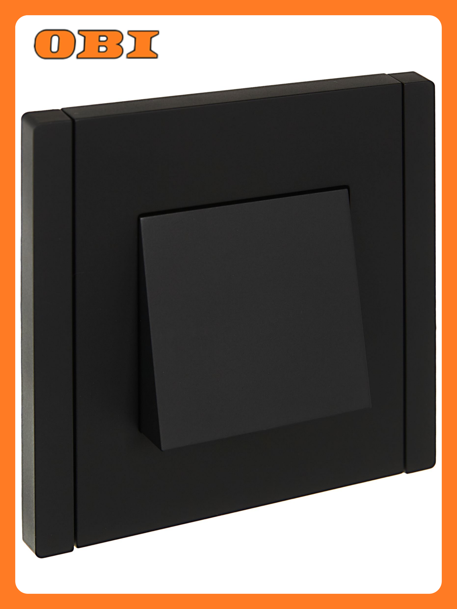 Кабельный вывод IEK FORTE&PIANO FP142, скрытый монтаж, черный, термопласт, 1 гнездо