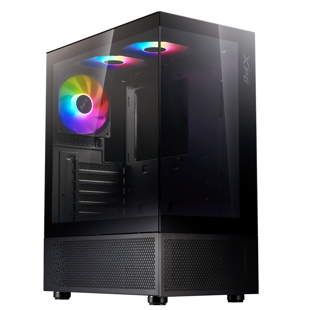 Корпус XPG Invader X Mini BLACK INVADERXMINIMT-BKCWW без БП, черный