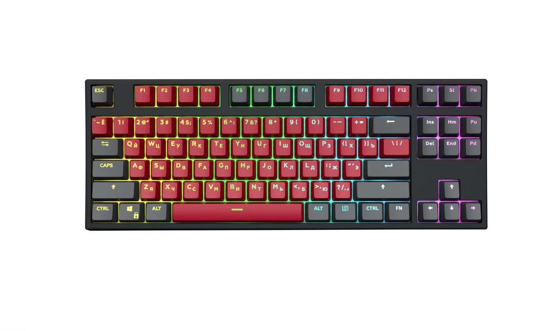 Клавиатура Red Square "Keyrox", проводная, игровая, TKL, Classic