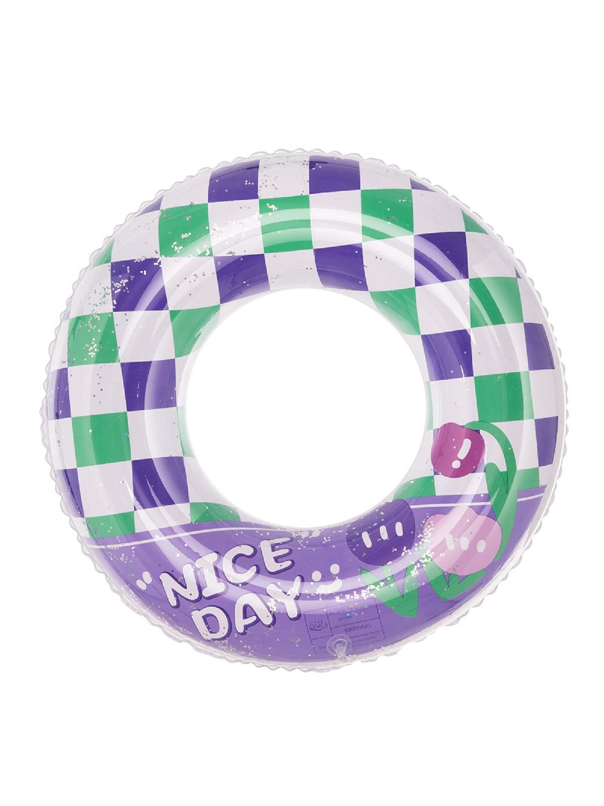 Долговечные кольца для плавания с красочным рисунком, надувные кольца для плавания