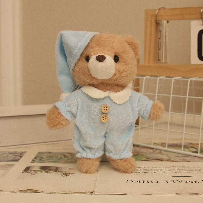 Осенняя пижама плюшевый мишка плюшевая игрушка брелок для сумки брелок одежда подвеска