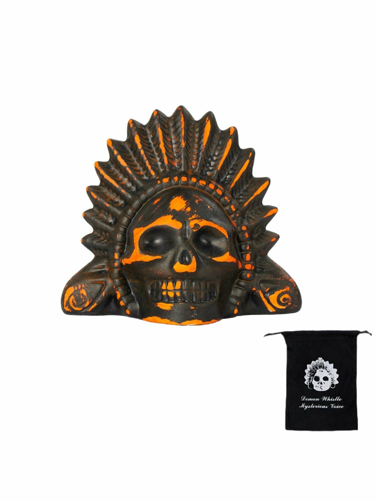 Портативный череп свисток украшения крик войны свистка на Хэллоуин шалость