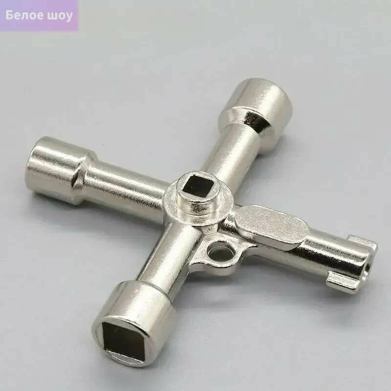 GEALFIS Ключ для крана Маевского многофункциональный 1 шт, антикоррозийный с титановым покрытием, эргономичный с амортизацией, для радиаторов и систем отопления, 72 мм