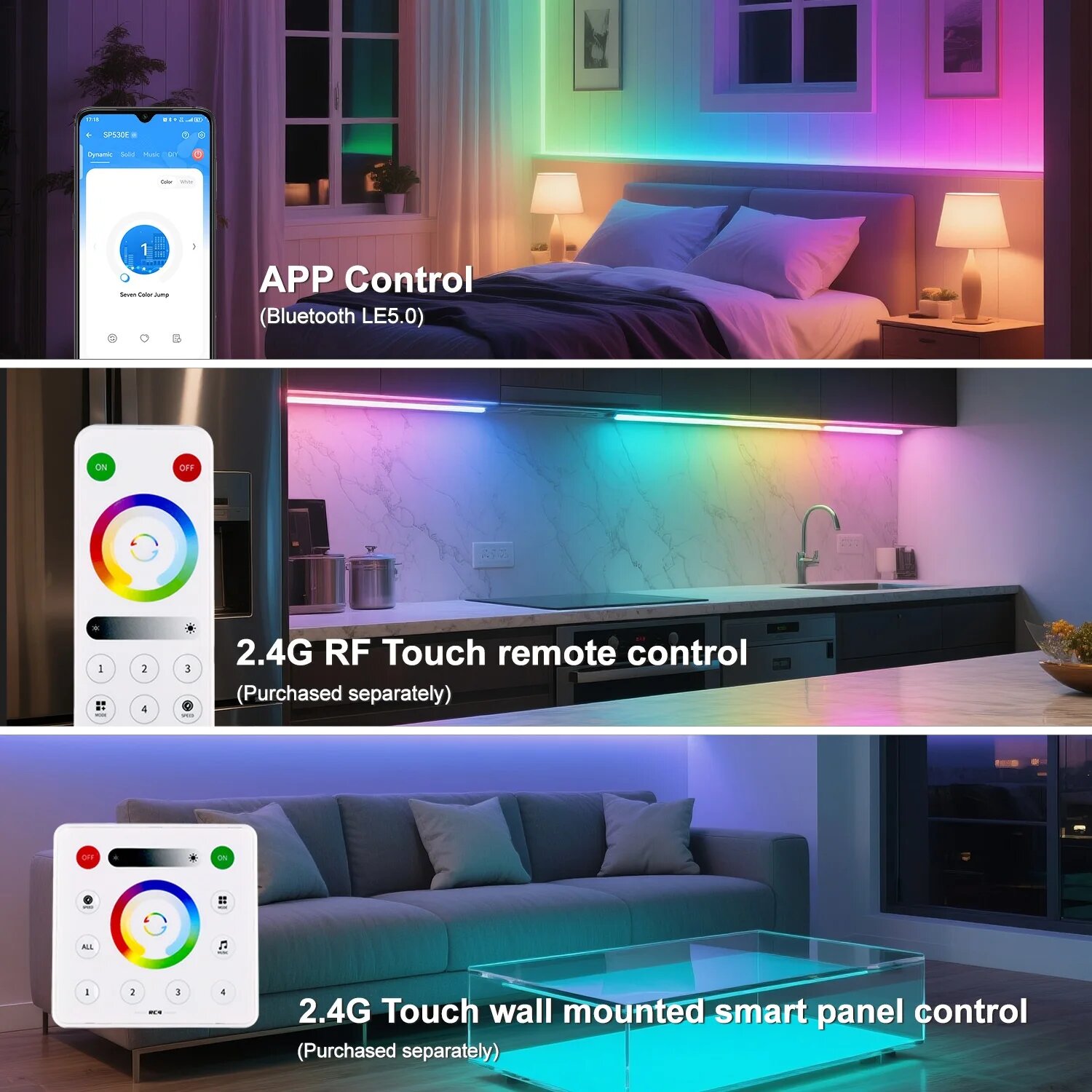 SP630E + RC4 Kit (12 в 1) RGB CCT LED контроллер — фото 1