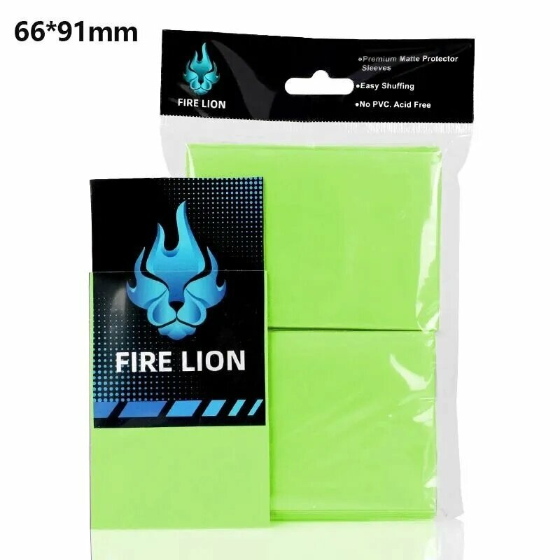 Матовые протекторы для карт, Защитные рукава для игровых и коллекционных карт,100 шт.