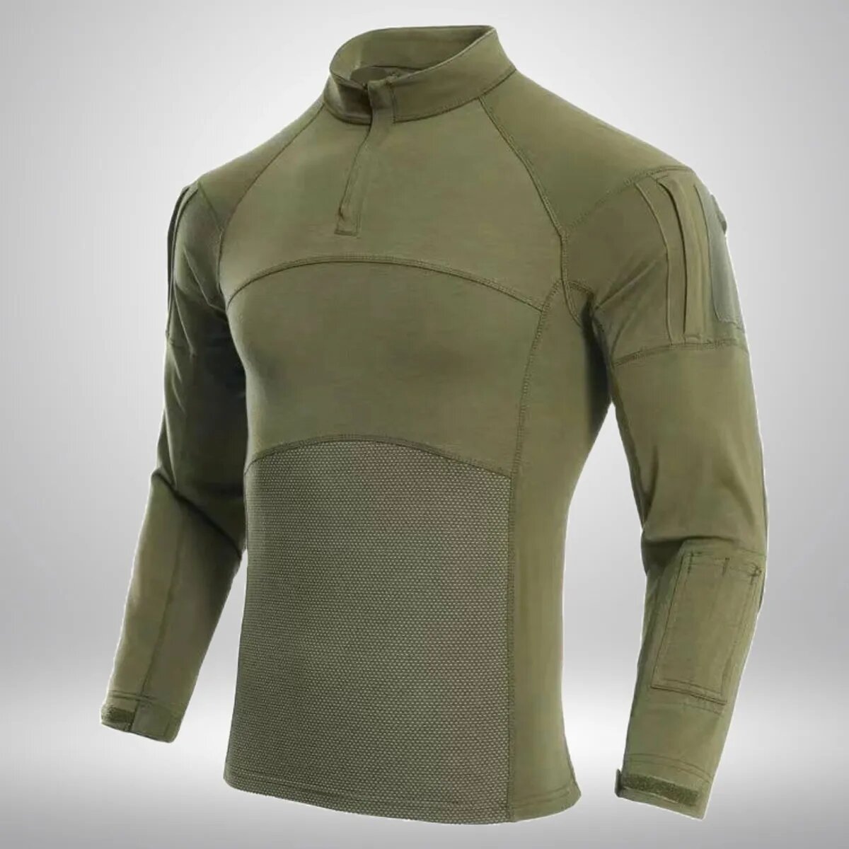 Тактическая рубашка с длинным рукавом олива